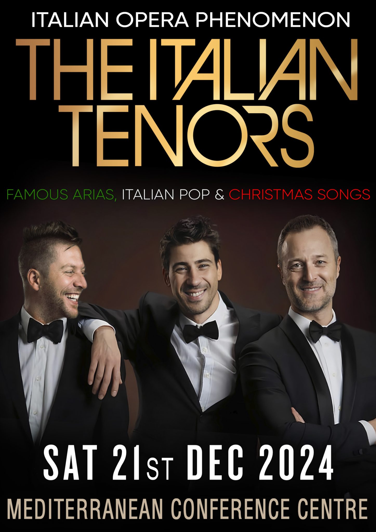 THE ITALIAN TENORS - Mediterranean Conference Centre
